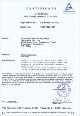 GOCOLOR LED Dimmable driver - GOCOLOR LED Dimmable driver